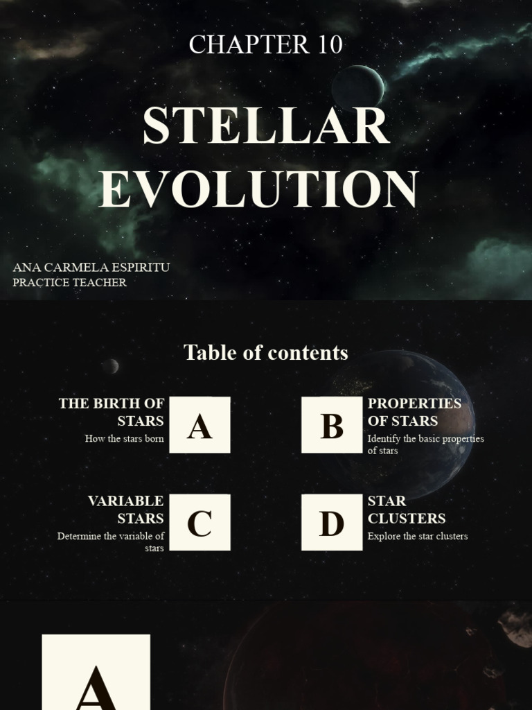 STELLAR EVOLUTION | PDF | Stars | Nebula