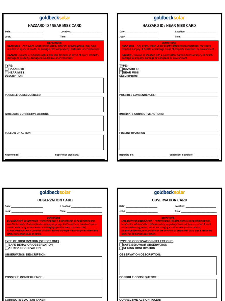 Hazard ID Edit Version1 | PDF | Safety | Risk