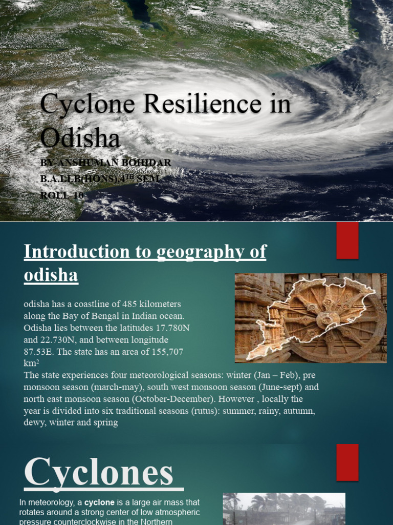 Cyclone Resiliance in Odisha | PDF | Tropical Cyclones | Natural Events