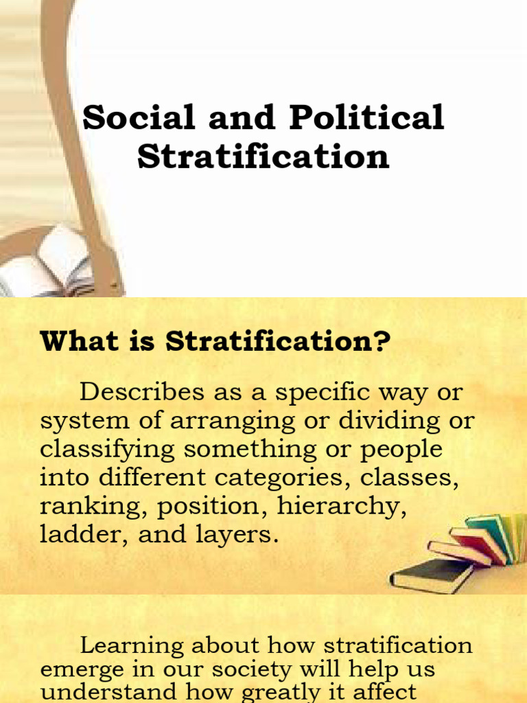Social and Political Stratification Lesson | PDF | Social ...