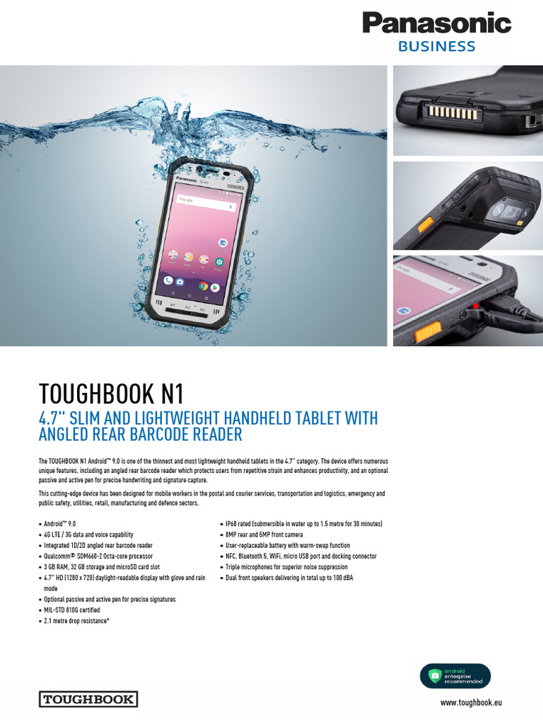 Panasonic FZ n1 | PDF | Tablet Computer | Mobile Device