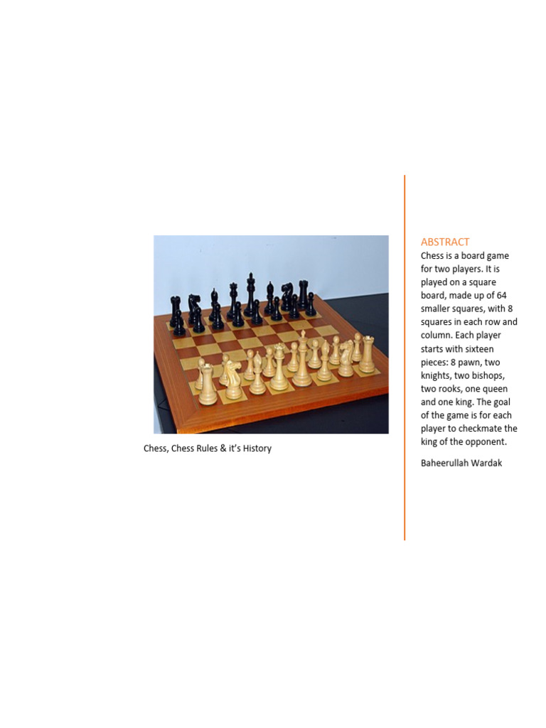 Chess | PDF | Chess | Game Rules