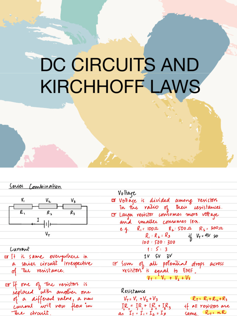 SYN DC Circuits 2 | PDF | Resistor | Electrical Resistance And Conductance