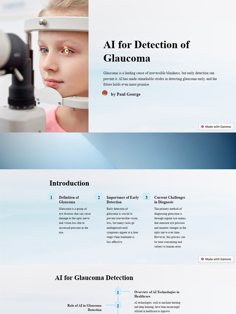 AI-for-Detection-of-Glaucoma | PDF | Artificial Intelligence | Intelligence (AI) & Semantics