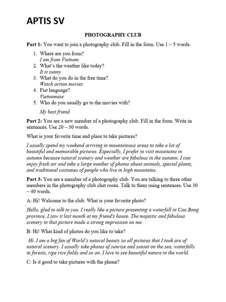 Photography Club | PDF | Language Arts & Discipline