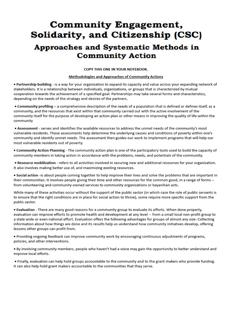 Cesc Q4 Week 3 | PDF | Community