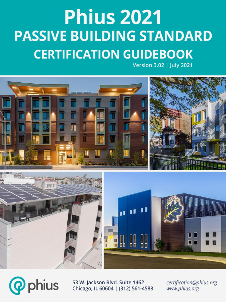 Phius Certification Guidebook v3.02 | PDF | Heat | Green Building