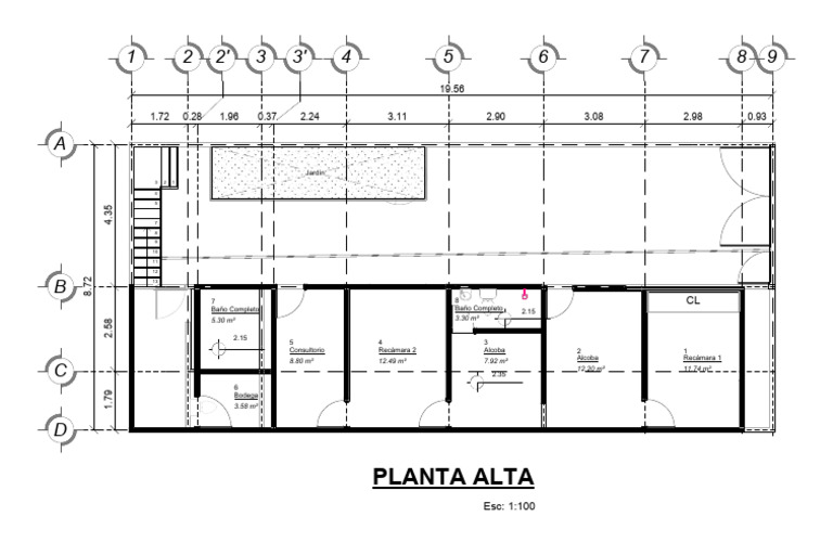 Plano de planta-Planta Alta | PDF