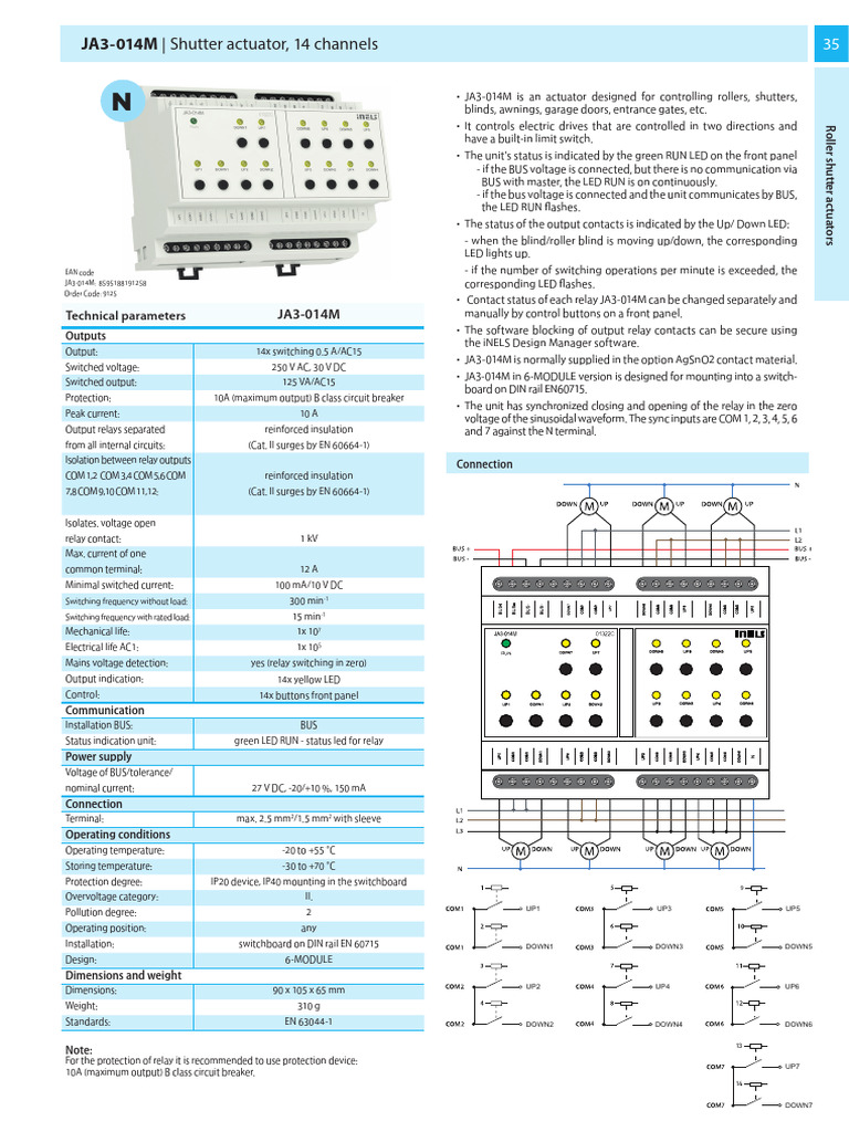 Datasheet JA3-014M | PDF | Relay | Switch