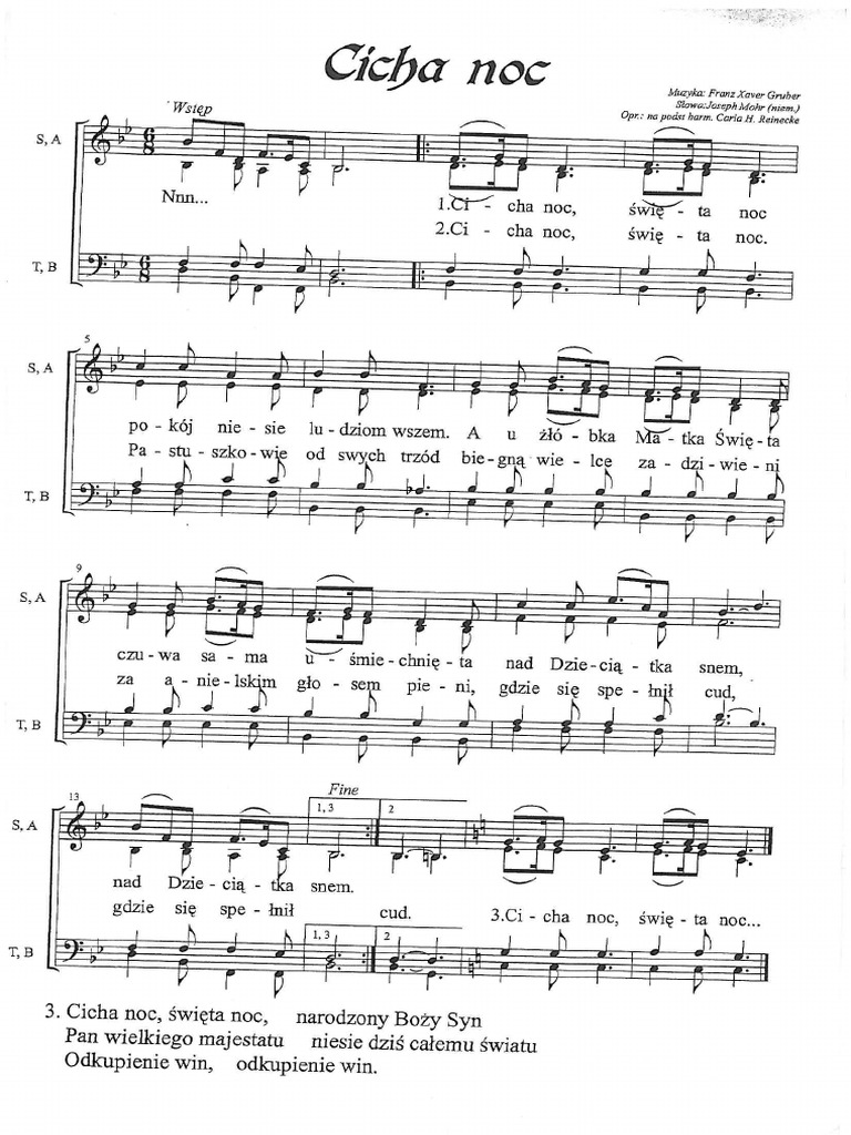 Cicha Noc | PDF