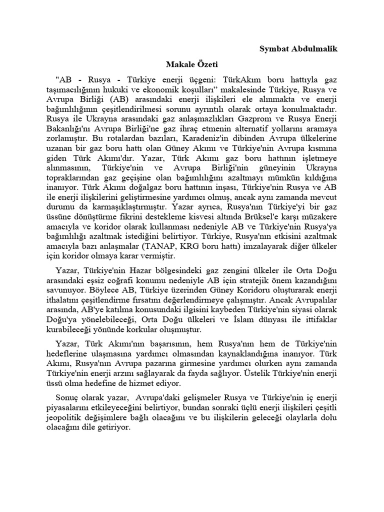 Makale özeti | PDF Makale özeti | PDF