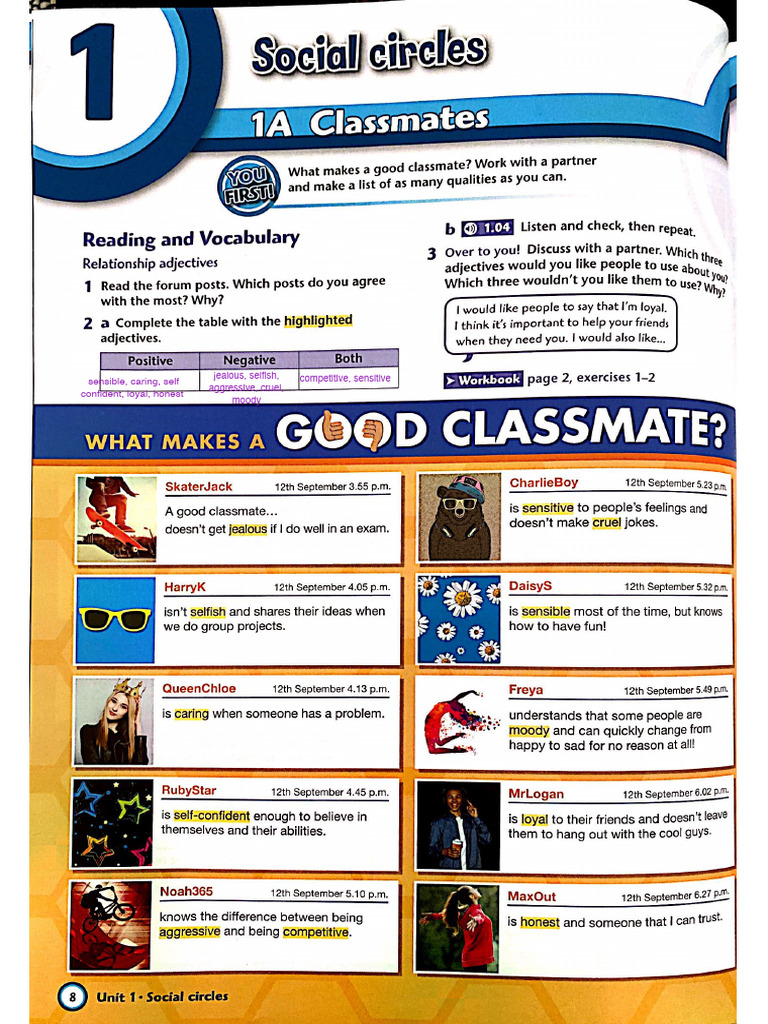 Project Explore Unit 1 Key | PDF | Behavioural Sciences | Biology