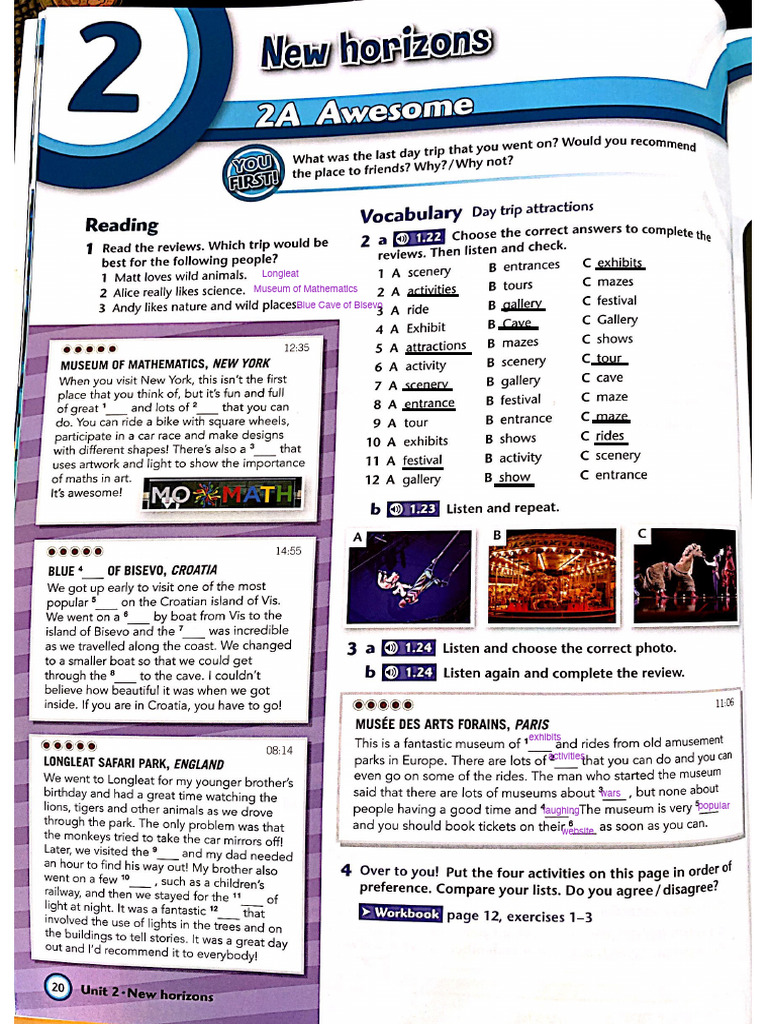 Project Explore Unit 2 Key | PDF