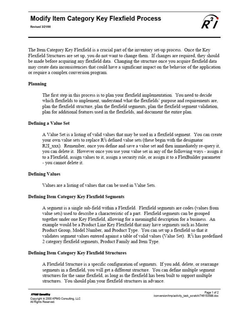 3.2 INV Modify Item Category Key Flexfield Process | PDF | Computer ...