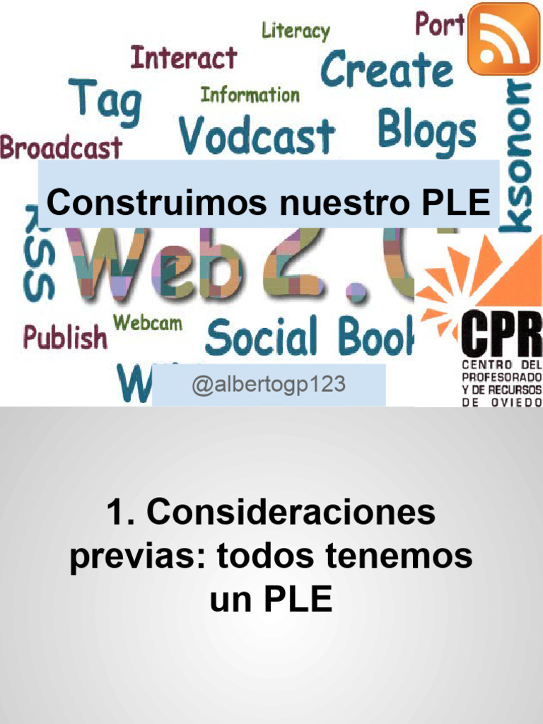 Construimos Nuestro PLE | PDF | Blog | Enseñando