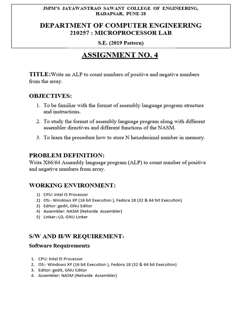 MPL A4 (2) | PDF | Assembly Language | Computer Program