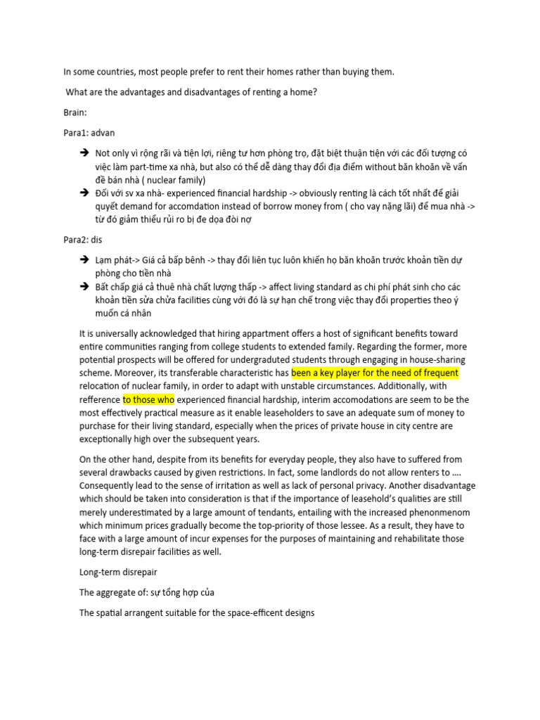 Renting House Pdf Common Law Property