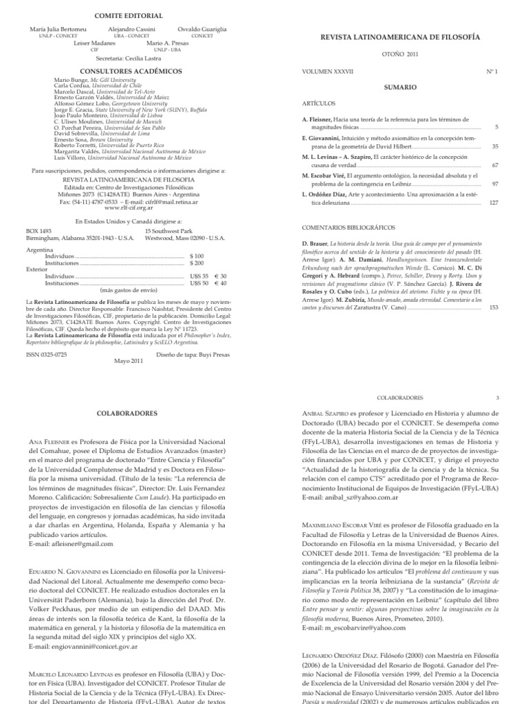 RLF 2011 1 | PDF | Medición | Mecánica