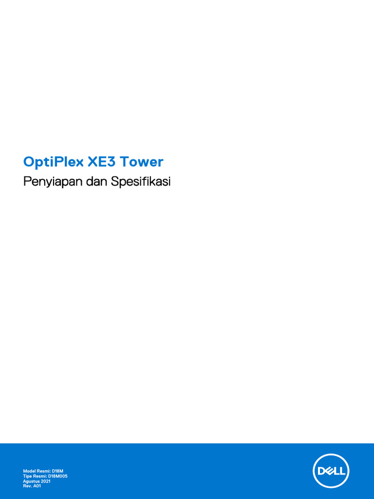Optiplex-Xe3 Specifications In-Id | PDF