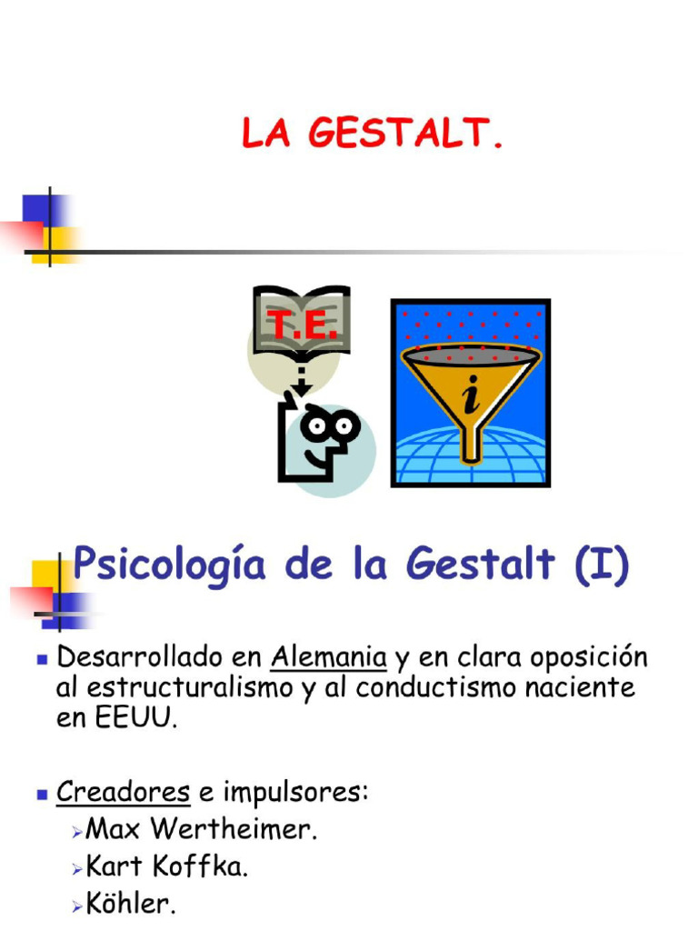 Psicología de La Gestalt y Visualizaciones Opticas | PDF