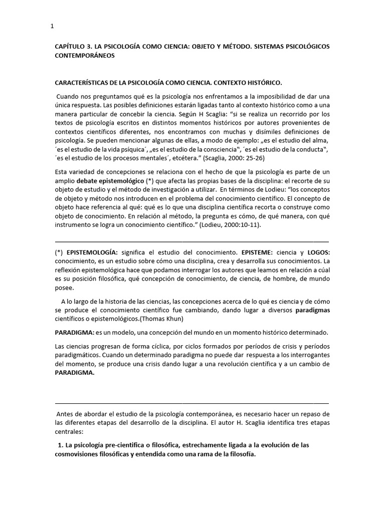 Historia_de_la_Psicologia_1 | PDF | Conocimiento | Experiencia