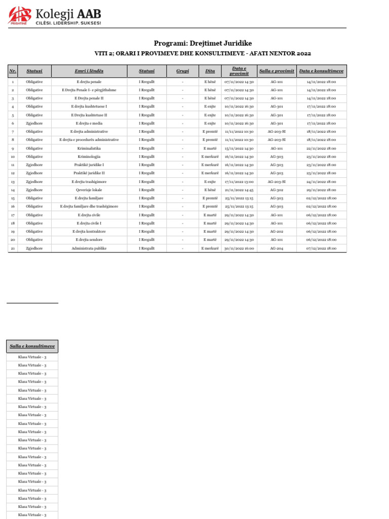 Provimet Gjakove Juridik 88 Viti II 1667032189 | PDF