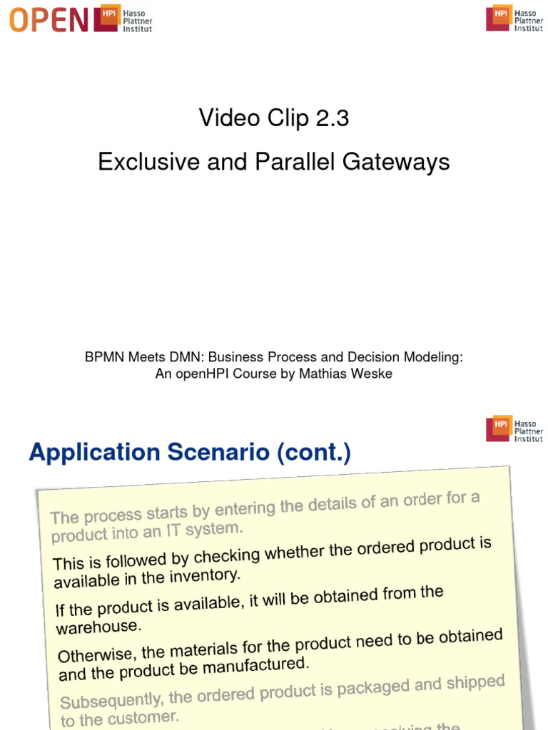 BPMN Meets DMN-Slides-Week2-Video3 Ink | PDF | Applied Mathematics | Computer Science
