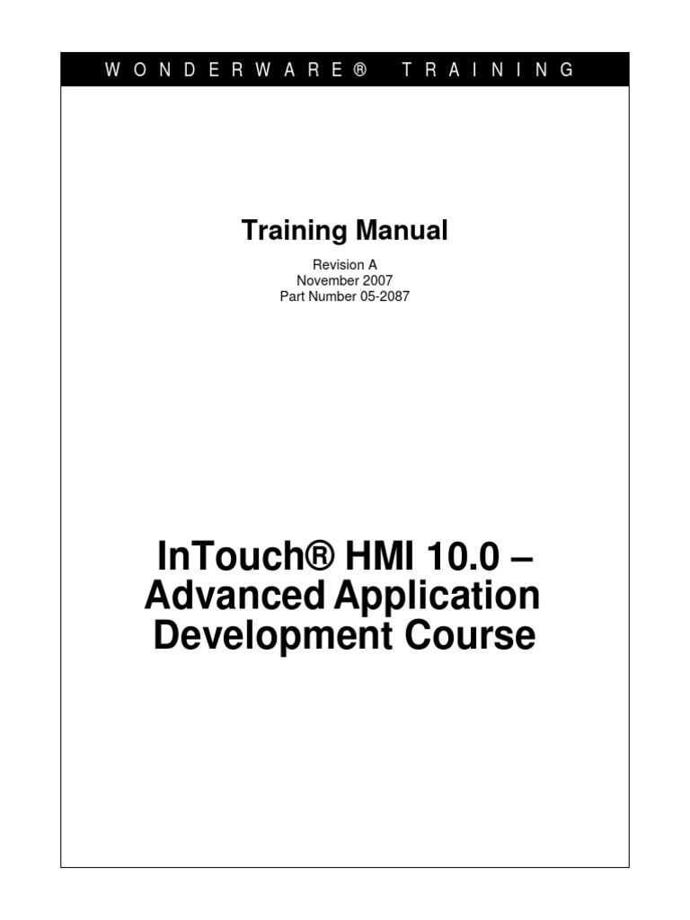 InTouch 10 Advanced | PDF | Microsoft Windows | Windows Vista