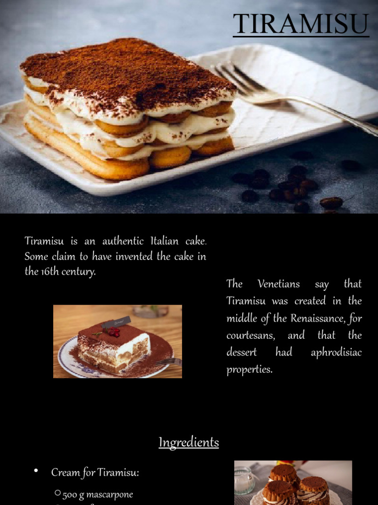Tiramisu | PDF