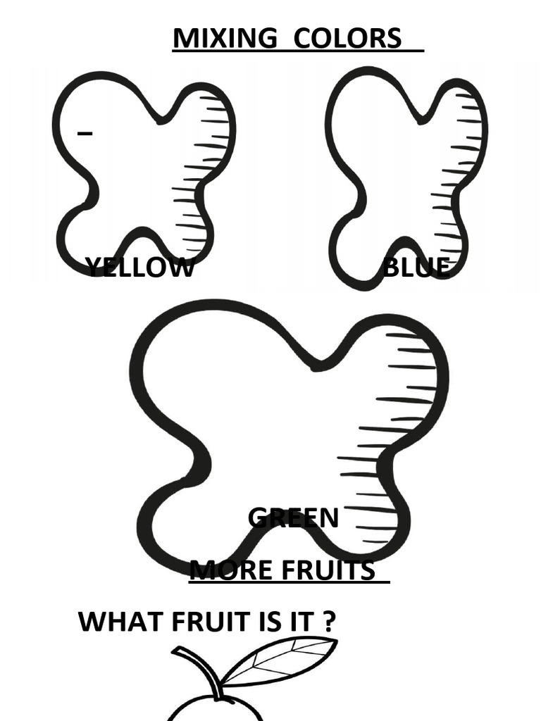 Mixing Colors with Fruits | PDF