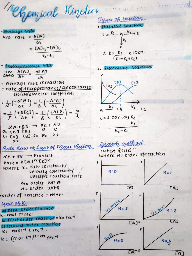 Chapter 4 Chemical Kinetics | PDF | Chemical Reaction Engineering ...