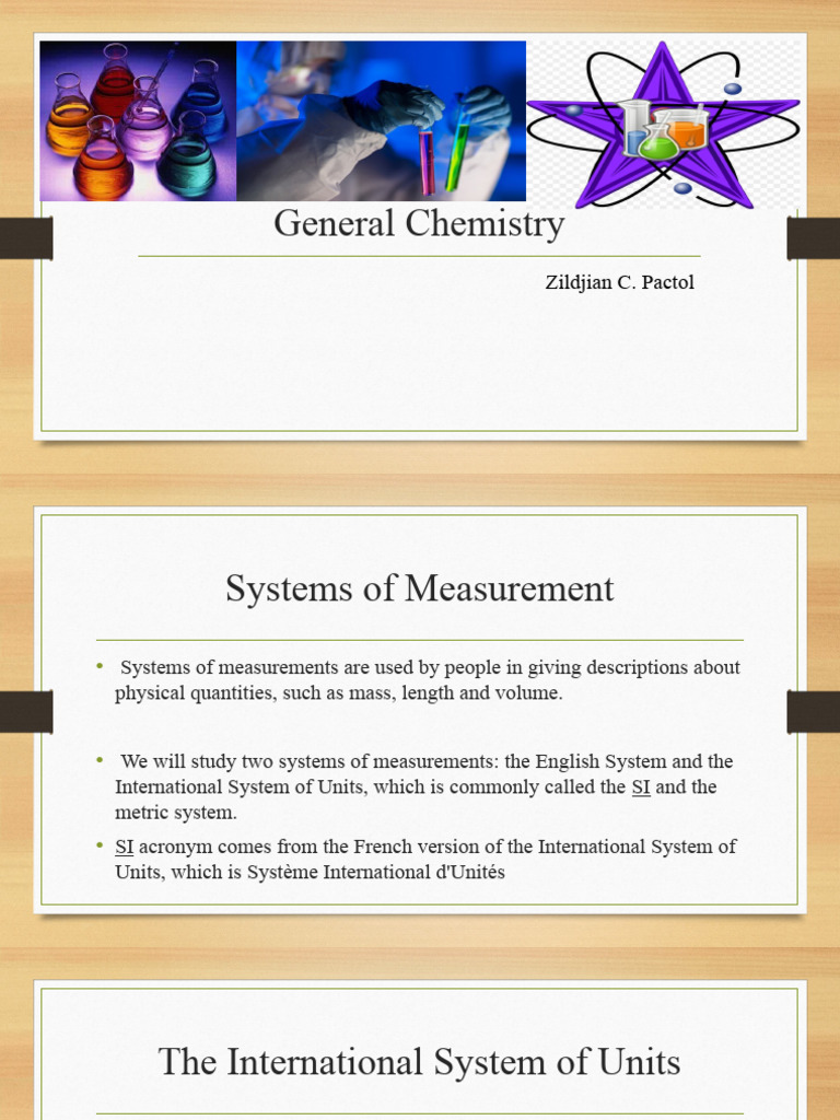 1.1 Systems of Measurement | PDF | Science & Mathematics