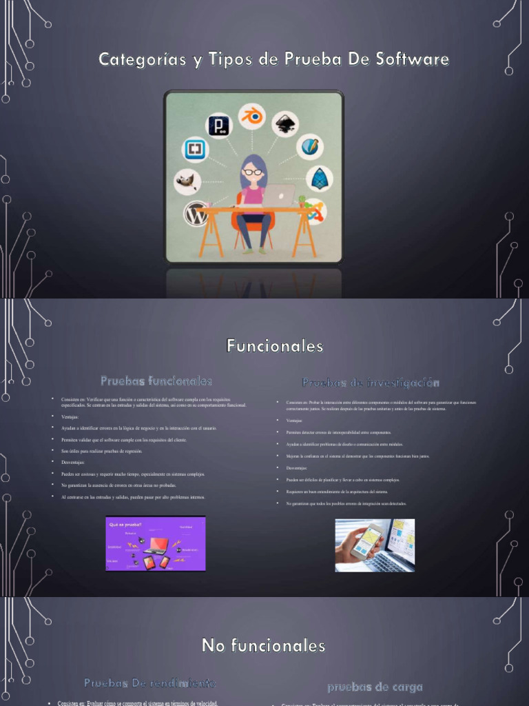 Categorías y Tipos de Prueba de Software ( | PDF | Software | Tecnologías de la información