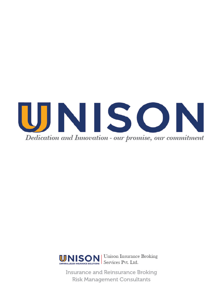 Unison Corporate Brochure New | PDF | Reinsurance | Insurance