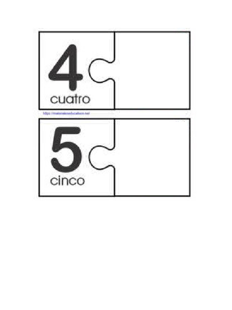 Numeros Rompecabeza | PDF