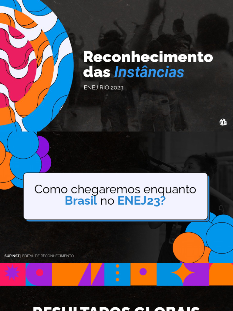 Reconhecimento das Instâncias ENEJ 2023 | PDF