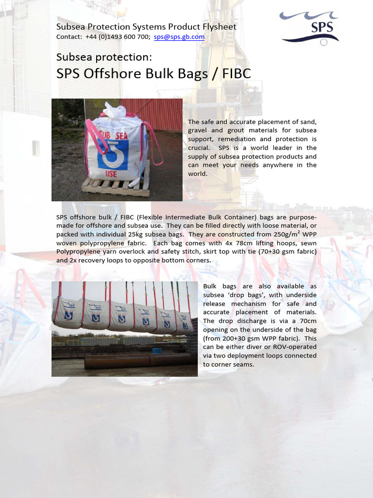 Subsea Protection Systems Overview | PDF