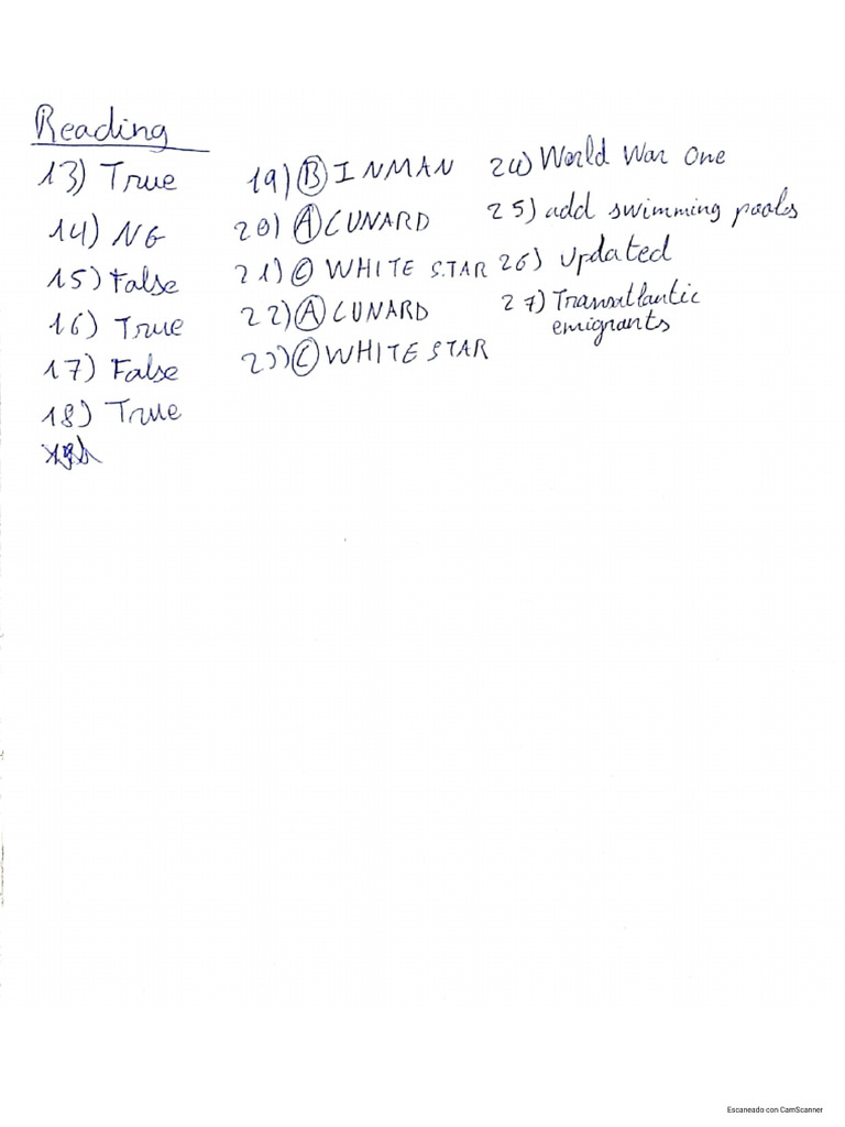 Reading Unit 6 | PDF