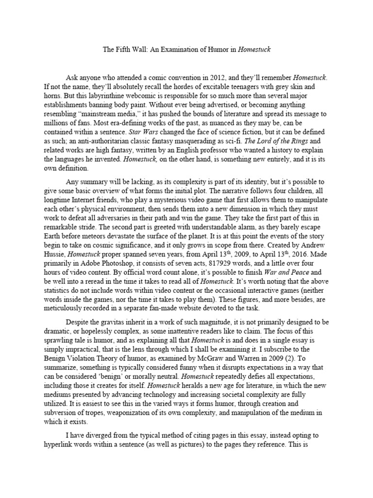 The Fifth Wall | PDF
