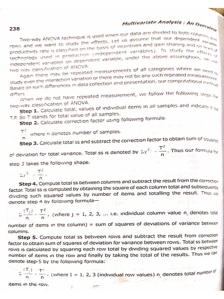 Multivariate analysis | PDF