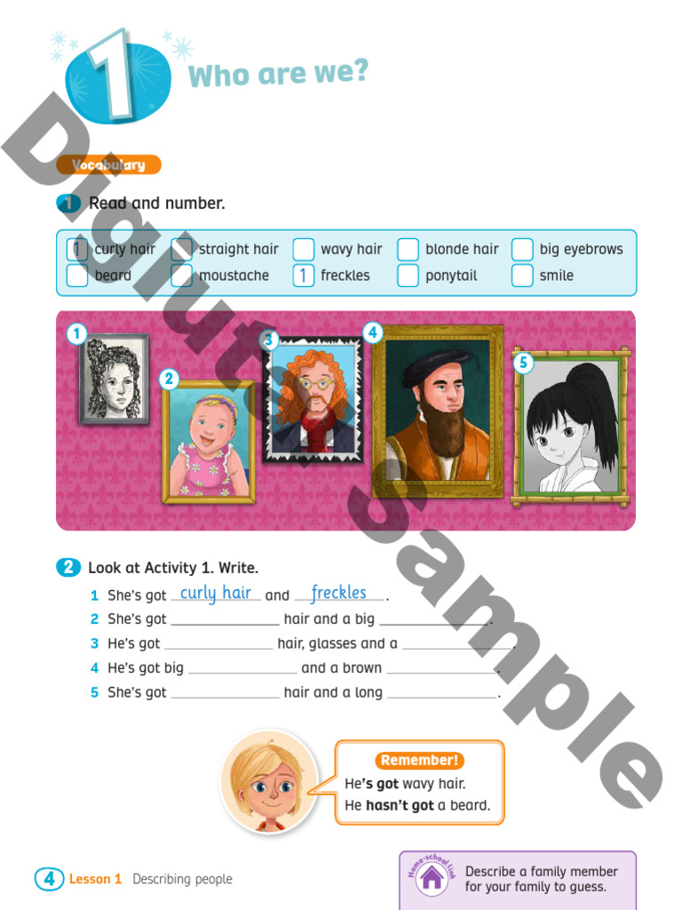 Activities Unit 1 | PDF | Human Appearance