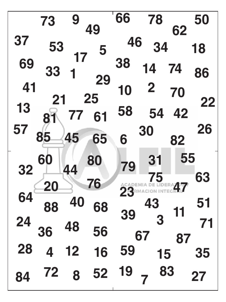 Cartes de Bingo : Numéros et Feuilles | PDF