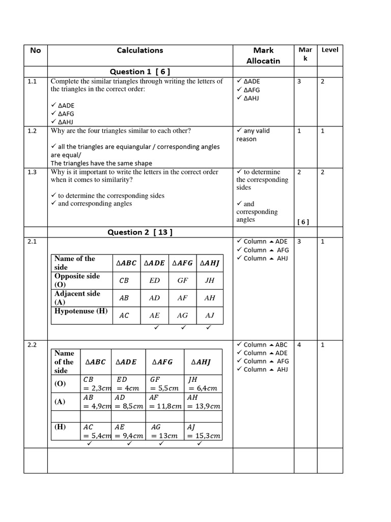 Grade 10 Investigation Memo 2024 | PDF | Triangle | Elementary Mathematics