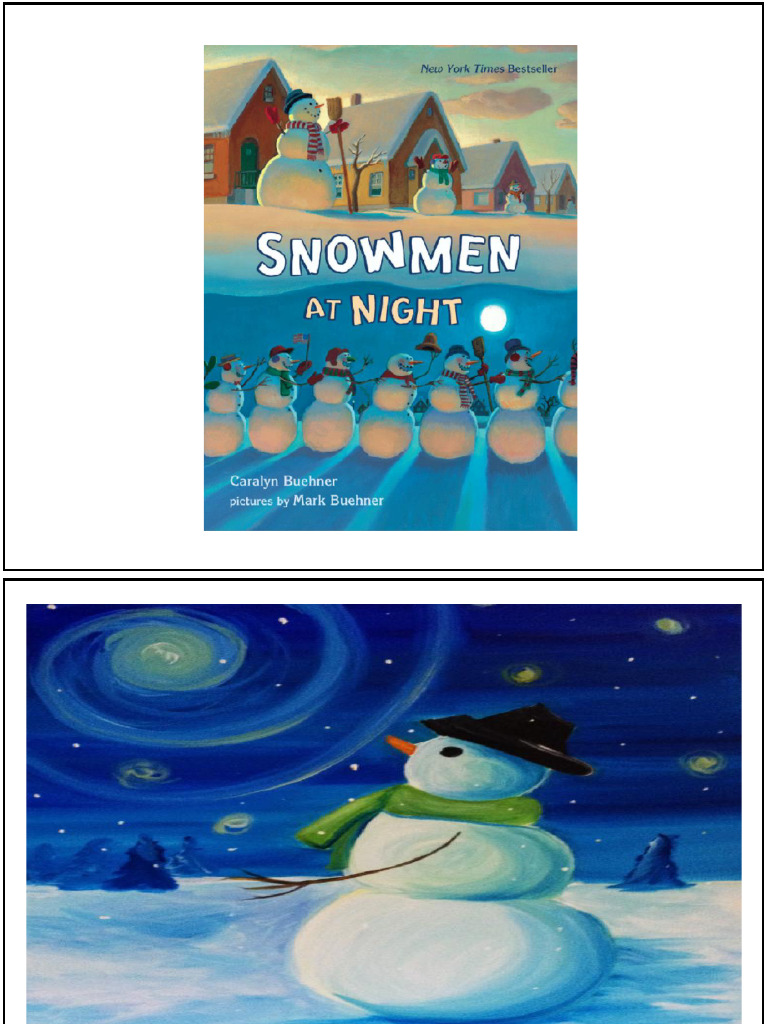 Snowman at Night | PDF