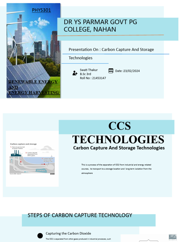 Phys 310 | PDF | Carbon Capture And Storage | Carbon Dioxide