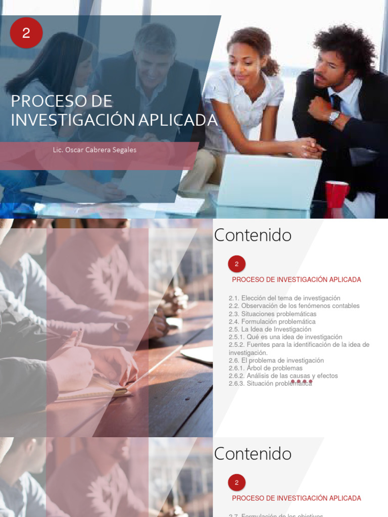 Tema 2 Proceso de Investigaci-N Aplicada | PDF | Contabilidad | Business Tema 2 Proceso de Investigaci-N Aplicada | PDF | Contabilidad | Business
