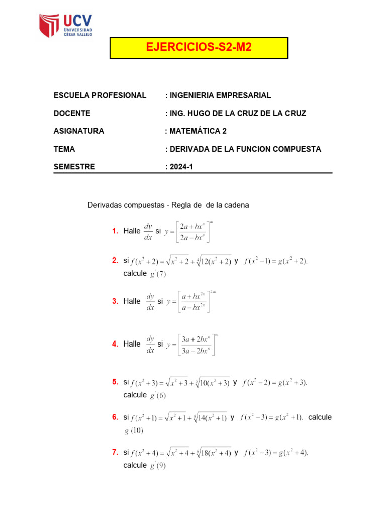 Ejercicios S2-M2 | PDF