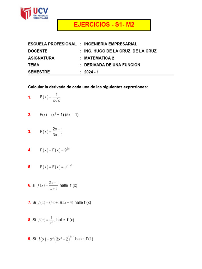 Ejercicios S1 M2 24 1 | PDF