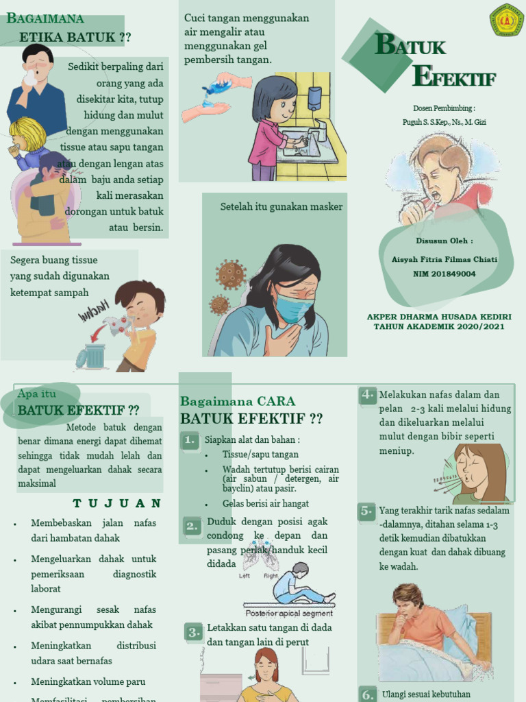 Aisyah Leaflet Batuk Efektif | PDF