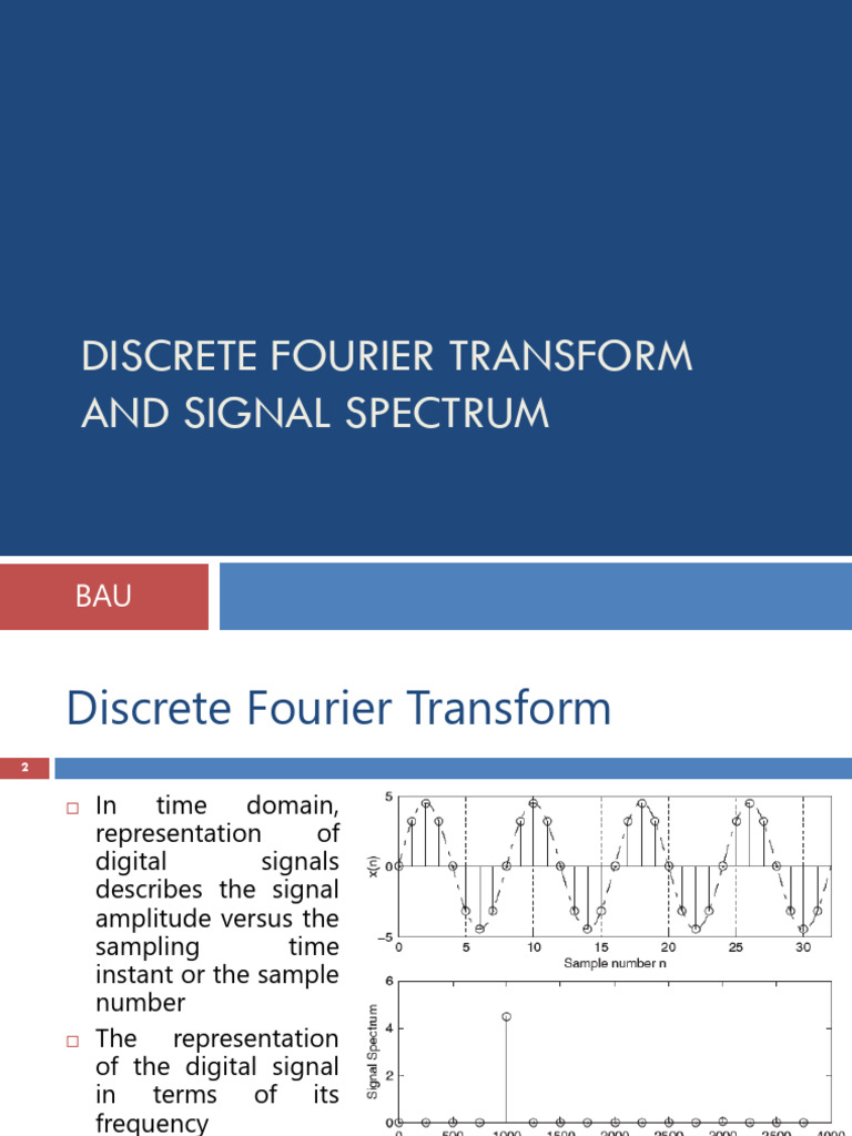 Chapter3 Discretefouriertransform Pdf Discrete Fourier Transform